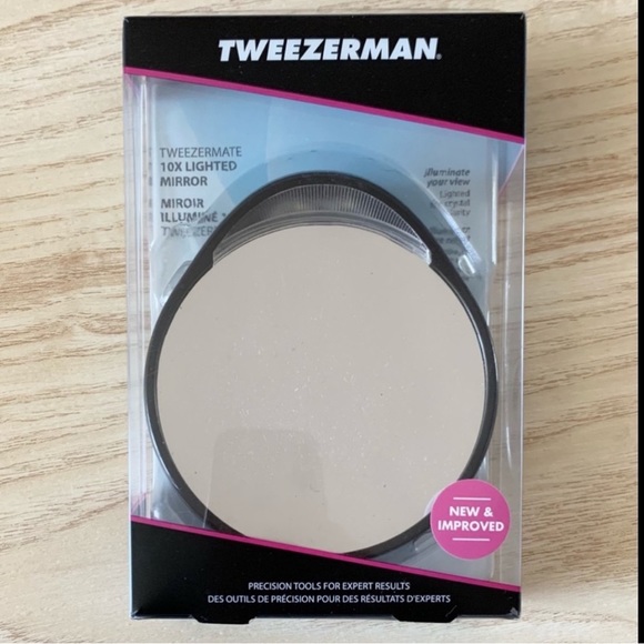 Tweezerman | Bath & Body | Nwt Tweezerman X Lighted Compact Mirror ...